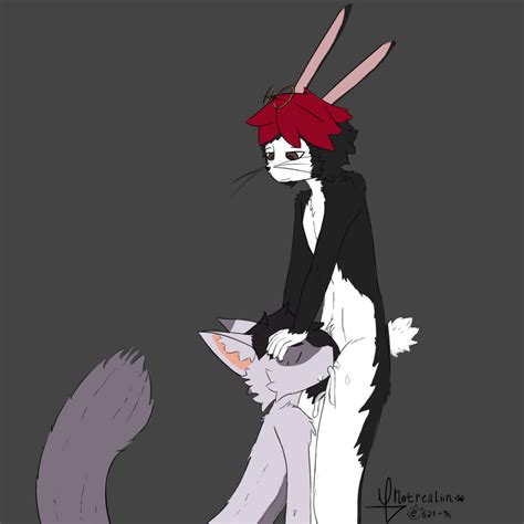 Rule 34 Anthro Bangs Bed Black Body Black Fur Bodily Fluids Canid