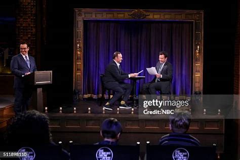Announcer Steve Higgins Actor Kevin Spacey And Host Jimmy Fallon News Photo Getty Images