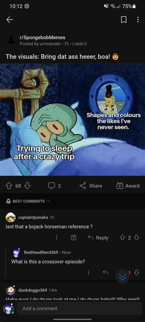 Got Some Bojack In My Spongebob What Is This A Crossover Meme R