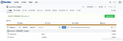 Windows中使用devstar搭建平台的git基础入门 Csdn博客