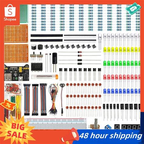 Bộ Linh Kiện điện Tử Esp32 Esp8266 Bộ Khởi động Diy Vui Nhộn Với Mô đun Cấp Nguồn Breadboard