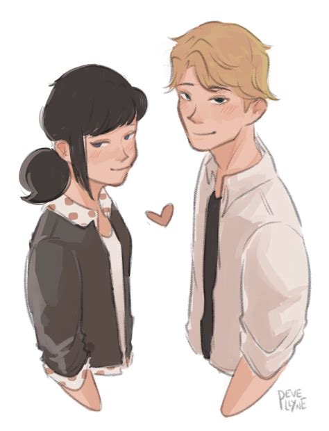 Marinette And Adrien Miraculous Ladybug Fan Art 43599543 Fanpop