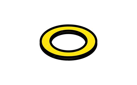 Premium Vector Yellow Simple Washer Isometrics Icon Skeletal Parts