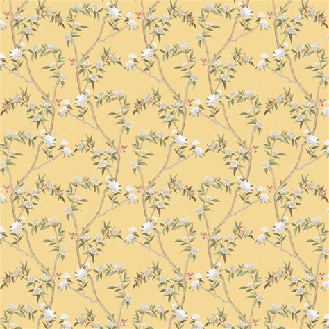 Tree Leaf By Galerie Butter Yellow Wallpaper Wallpaper Direct