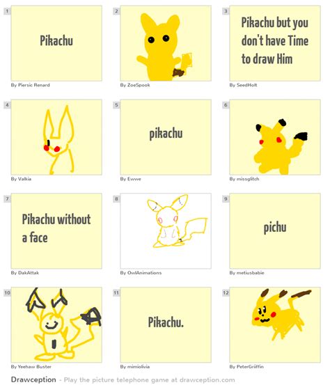 Pikachu Drawception