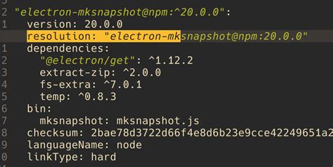 Version Mismatch With Electron V20 After Setting ELECTRON CUSTOM