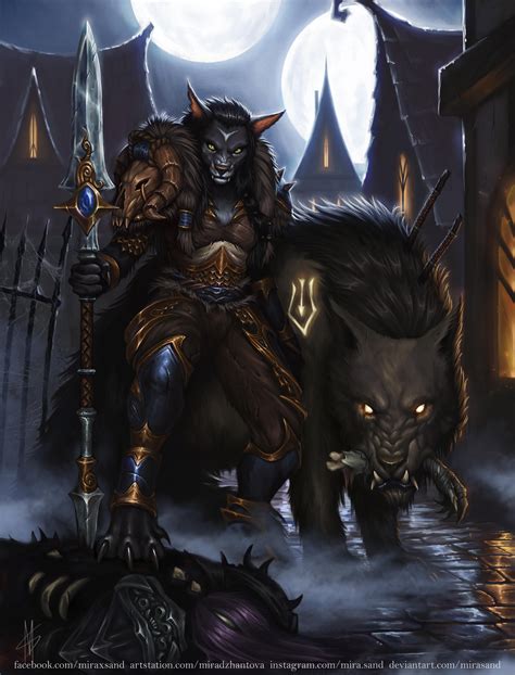World Of Warcraft Worgen Hunter