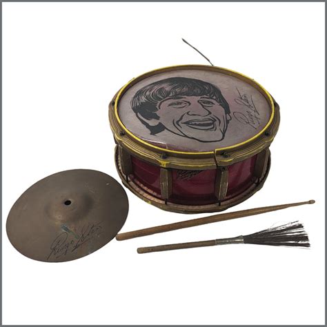 B43062 Ringo Starr 1964 Selcol Drum And Cymbal Uk Tracks