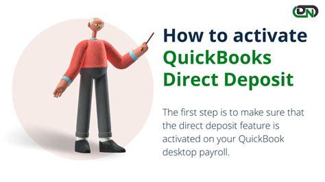 Ppt Activate Direct Deposit In Quickbooks Powerpoint Presentation