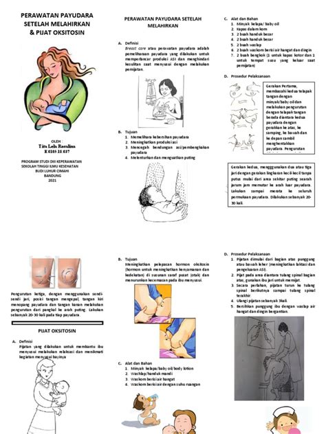 Leaflet Perawatan Payudara Dan Pijat Oksitosin Pdf