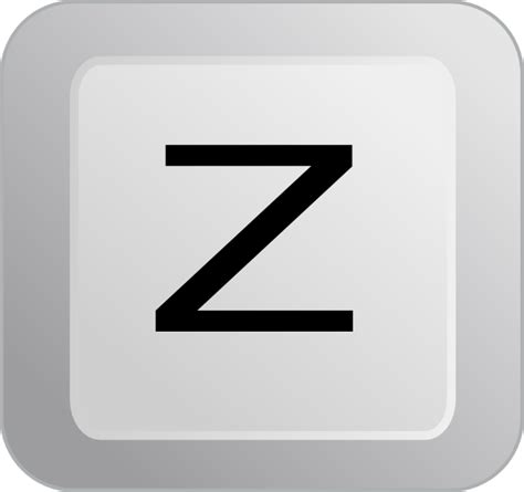 Keyboard Button Z Clip Art At Clker Vector Clip Art Online Royalty Free Public Domain