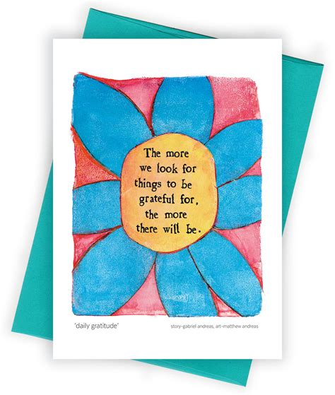 Daily Gratitude Greeting Card