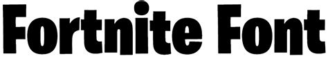 Fortnite Font Dafontstyle