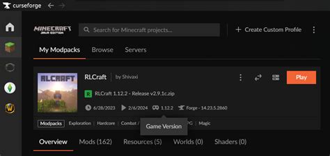 Creating a Custom Profile/Modpack: CurseForge support