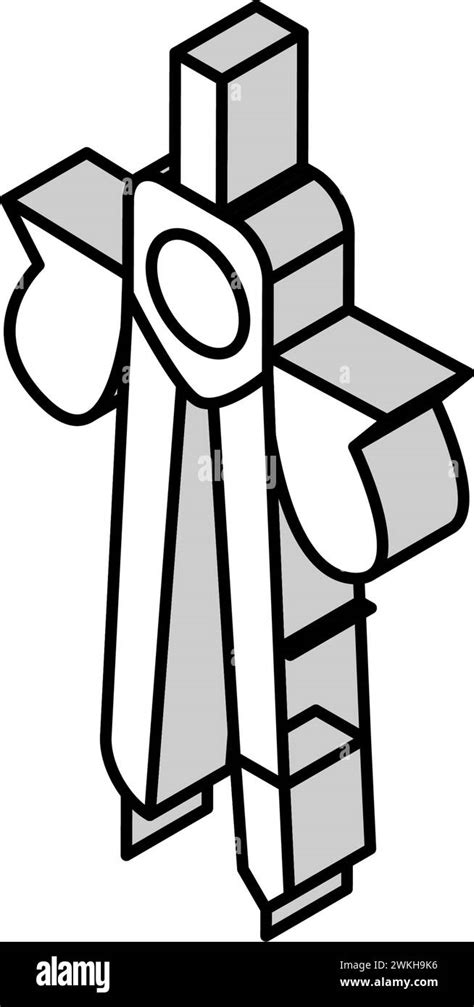 Compass Divider Stationery Character Isometric Icon Vector Illustration Stock Vector Image And Art