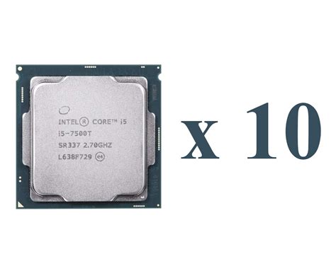 Lot of 10 Intel Core i5-7500T CPU | 2.70 GHz | SR337 | 4 Cores | 6MB ...