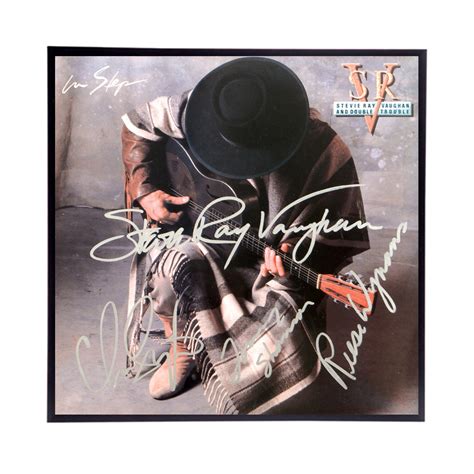 Stevie Ray Vaughan Autographed Album Cover Reprint Framed 11x14 Etsy