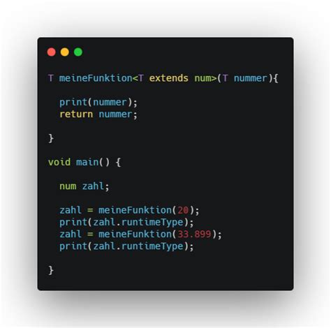 Generics In Dart 2021