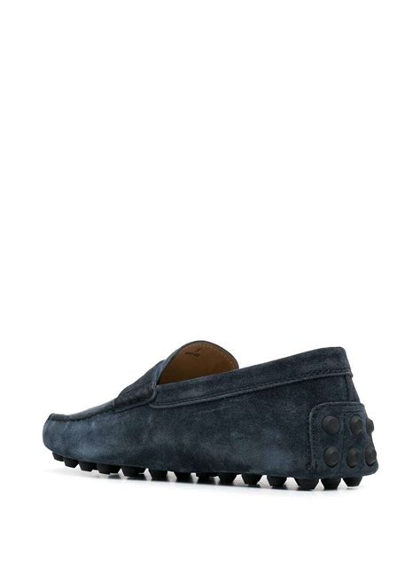 Tods Gommino Suede Leather Loafers Tods