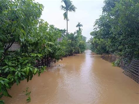 တောင်ကုတ်၊ ဂွနှင့် သံတွဲတို့တွင် ရေကြီးနေပြီး ရပ်ကွက်အတွင်း ရေဝင်နစ်မြုပ်မှုများရှိနေ၍ စစ်ဘေးရ