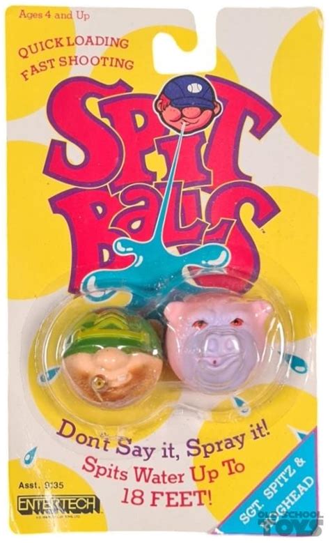 Sgt Spitz And Hoghead Spit Balls Ljn Toys Op Kaart Old School Toys