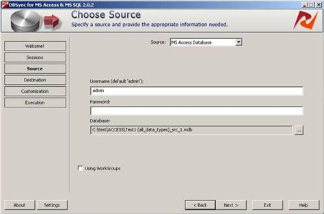 Connect Sql Server Dbconvert Docs
