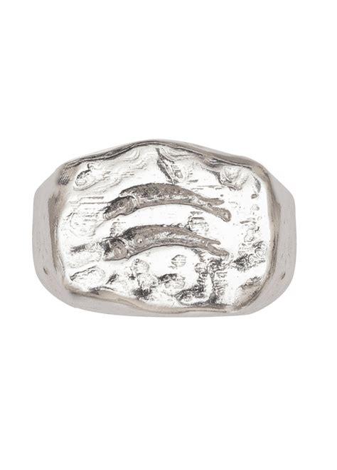 Pez Silver Signet Ring Alhaja Cult Store