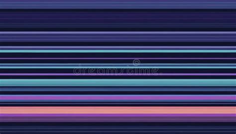 Abstract Horizontal Stripes Background Vibrant Color Palette Geometric Pattern Design Stock