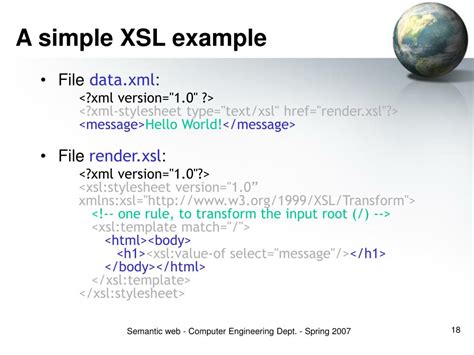 PPT XML Transformation XSLT PowerPoint Presentation Free Download ID 2396771