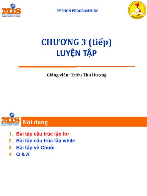 Python Programming Lecture 4 Pdf