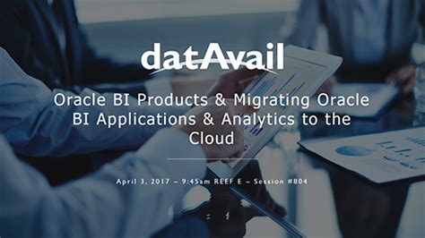 Oracle BI Products Migrating Oracle BI Applications Analytics To The Cloud Datavail