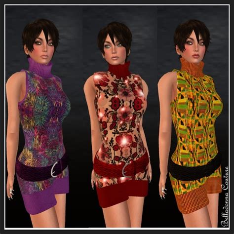 Second Life Marketplace Kris Belted Minis Boxed Set