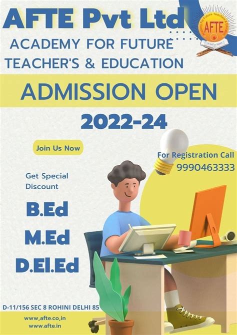 Digree B Ed Education Course Delhi Afte Pvt Ltd In New Delhi