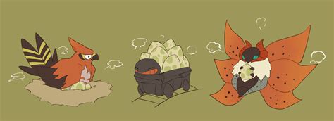 Volcarona Talonflame And Carkol Pokemon Drawn By Oimokenpi Danbooru