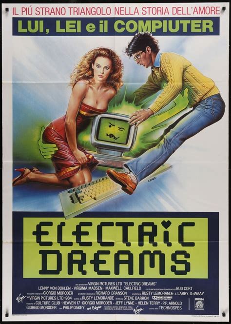 Electric Dreams 1984 Original 1 P Italian Movie Poster 39x55 4860466212