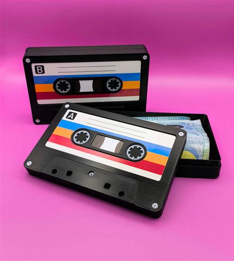 Retro 3d Cassette Tape Box By Pajonk85 Makerworld