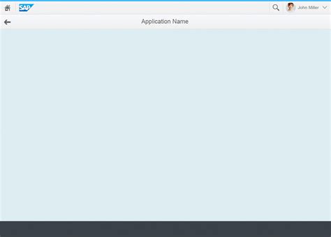 Full Screen Layout Sap Fiori For Web Design Guidelines