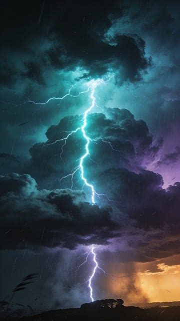 Free Natures Electric Power Image Lightning Storm Thunderstorm