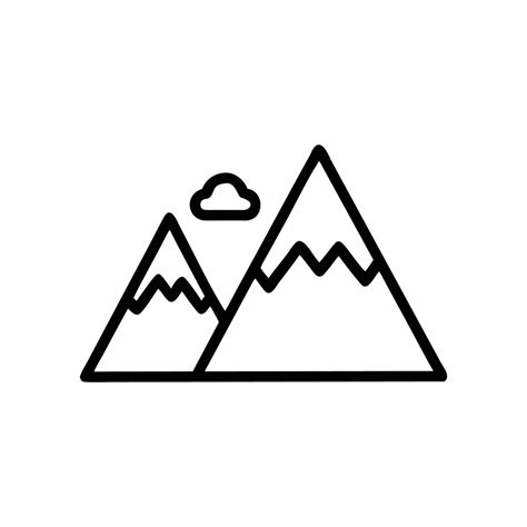 Dramatic Mountain Landscape Illustration 57077816 Vector Art At Vecteezy