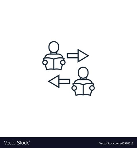 Asynchronous Learning Creative Icon From Vector Image