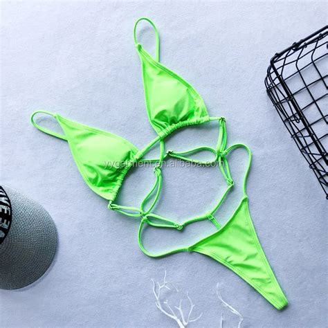 Swimwear Women Sexy Bikini Thong Bathing Suit Extreme Micro String