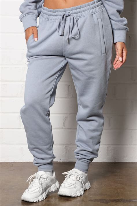 Sport Essential Jogger Slate Blue Fashion Nova Nova Sport Bottoms