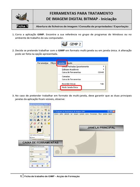 gimp fichas de trabalho pdf