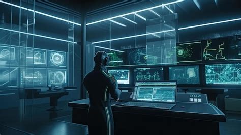 Premium Ai Image Futuristic Industry Technology Concept Robotic Process