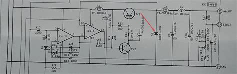 Why Is There A Diode In This Regulator Circuit With The Anode Connected