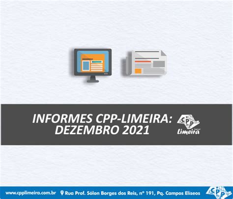 Informes Cpp Limeira Dezembro 2021 Cpp Limeira