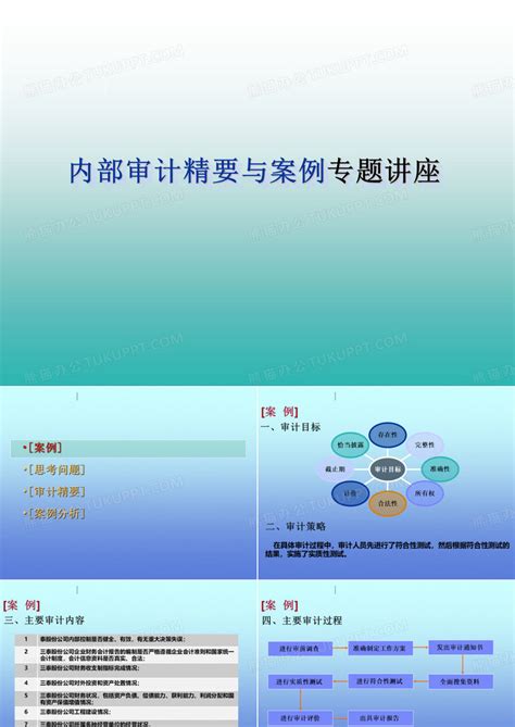 内部审计案例PPT模板下载 编号lrxrdgab 熊猫办公