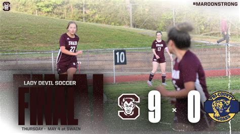 Swain Blanks Tri County In Soccer Action Maroon Devils
