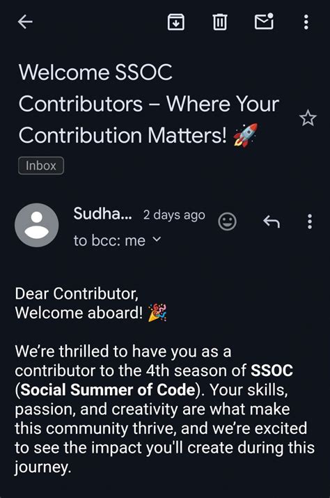 Im Honored To Be Selected As A Contributor For The 4th Edition Of The Social Summer Of Code
