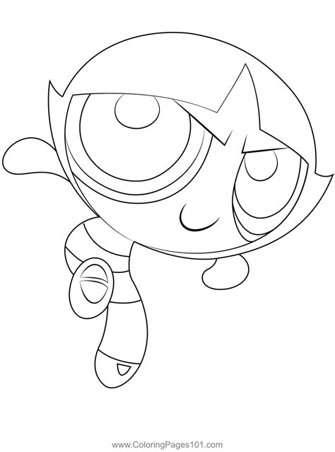 Powerpuff Girls Coloring Pages Buttercup